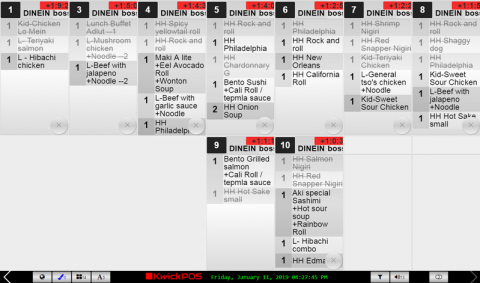 KDS厨房显示屏 - KwickPOS - Meet the Next Generation POS System